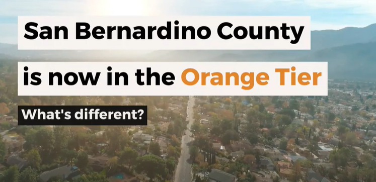 County Moved into Orange Tier on April 7